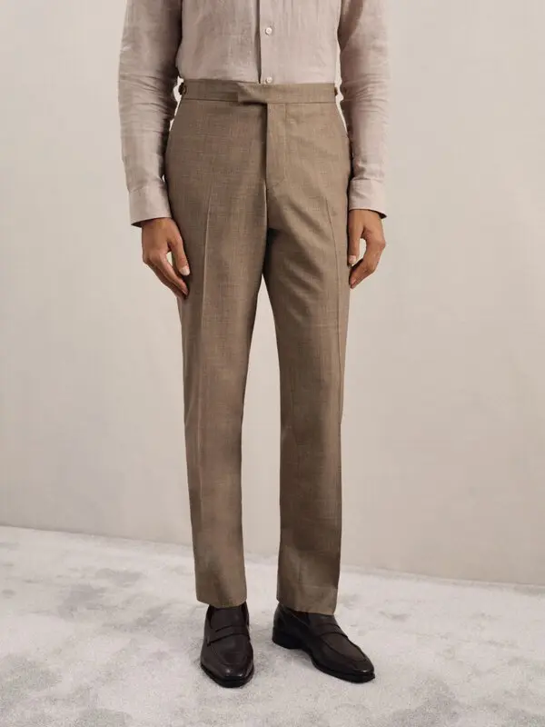 REISS Belmont Slim-fit Wool Trousers