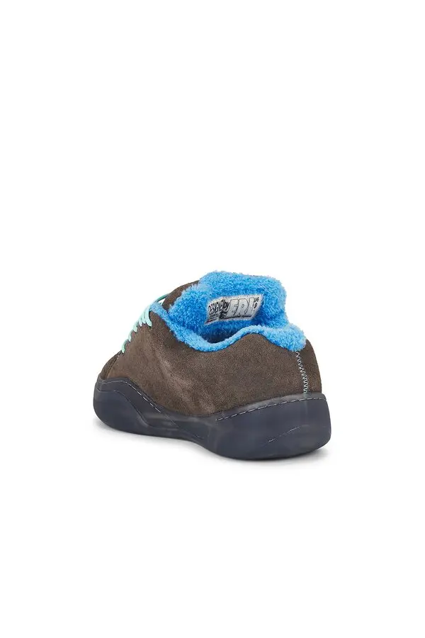 ERL Suede Vamp Skate Sneakers - Grey