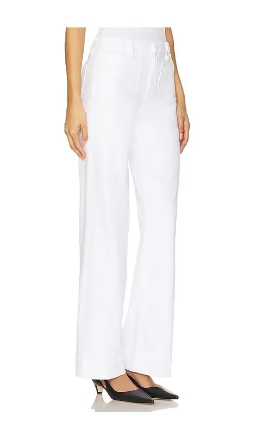 L'Agence Nolan High Rise Patchpocket Wide Leg Jeans