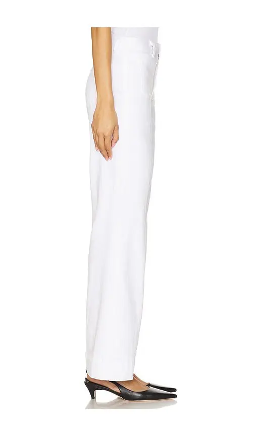 L'Agence Nolan High Rise Patchpocket Wide Leg Jeans