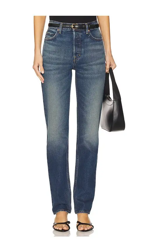 GRLFRND Walker Mid Rise Slim Jeans