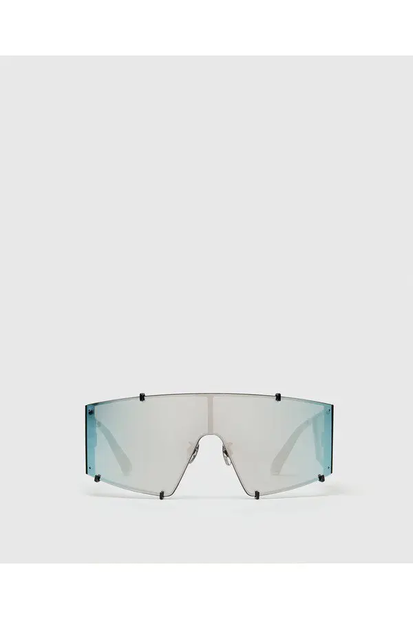 Stella McCartney Translucent Rectangle Sunglasses - Gold