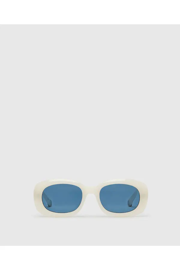 Stella McCartney Chunky Oval Sunglasses - Black