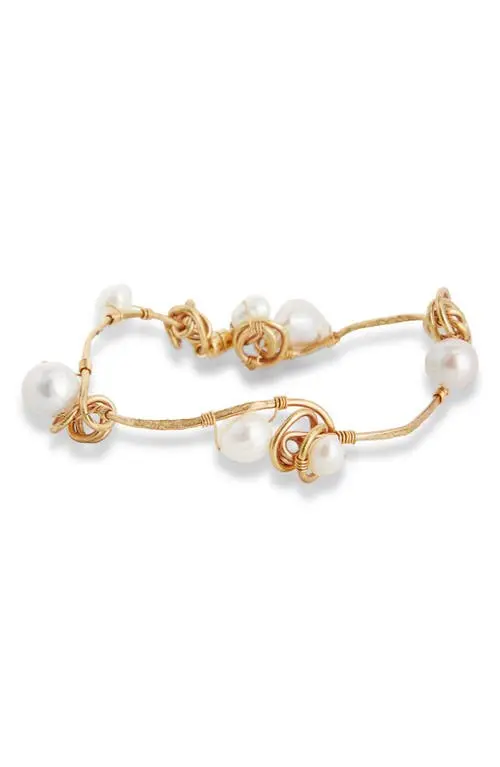 ISSHI Knotty Pearl Bracelet - Foam