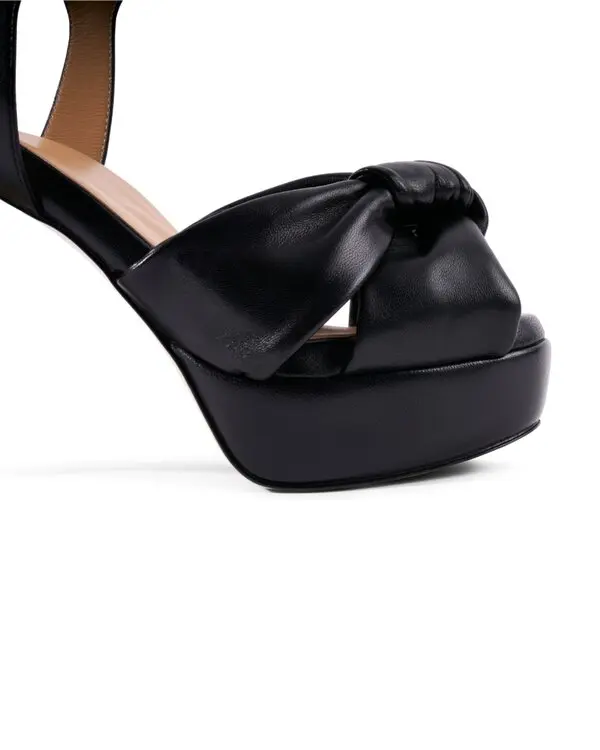 STINAA.J Julie Orthopedic Platform Sandals - Black