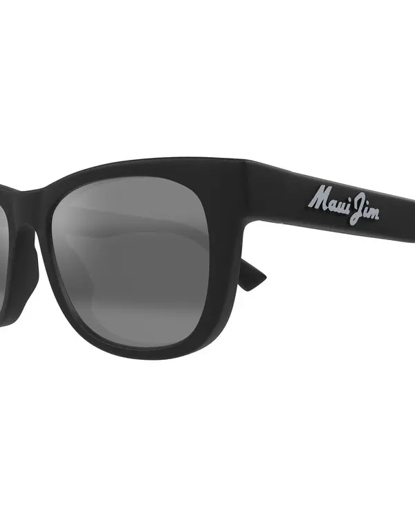 Maui Jim Kaulike Square Sunglasses - Matte Black