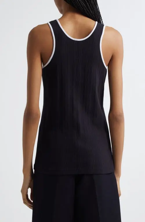 MM BY MAX MARA Embroidered Logo Tank