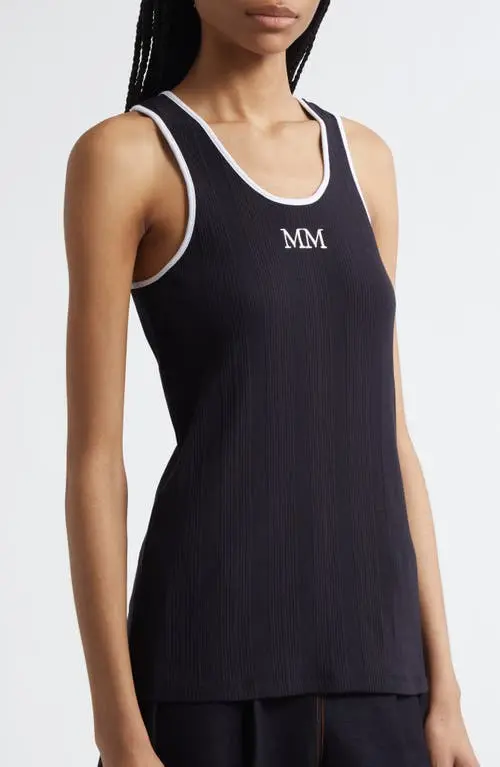 MM BY MAX MARA Embroidered Logo Tank
