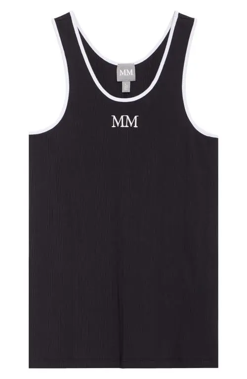 MM BY MAX MARA Embroidered Logo Tank