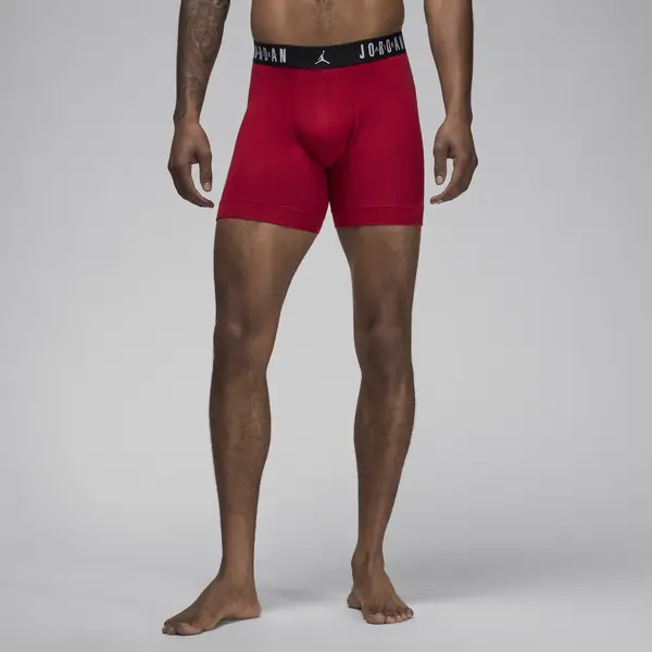 JORDAN Flight Cotton Core Boxer Briefs - Red