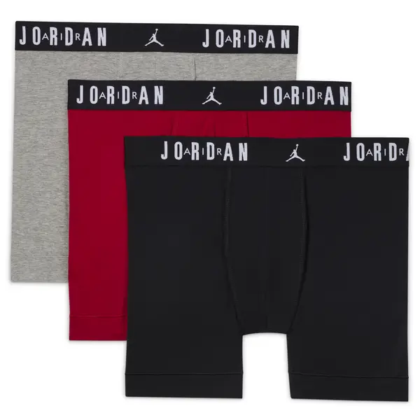 JORDAN Flight Cotton Core Boxer Briefs - Red