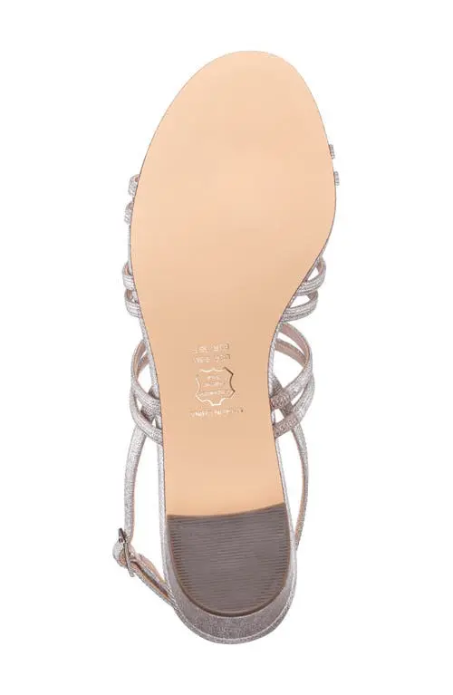 Nina Gladys Slingback Sandal - Platino