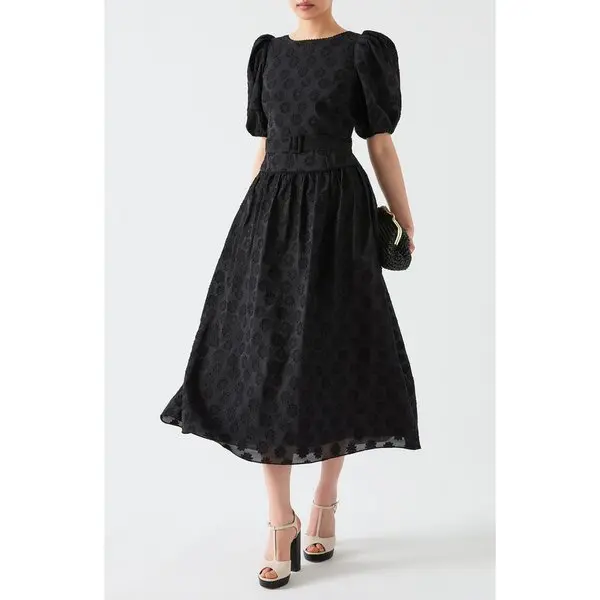 lk bennett black lace dress L. K. BENNETT SASHA LACE DRESS SIZE 10 BLACK FORMAL WORK BNWOT RRP350