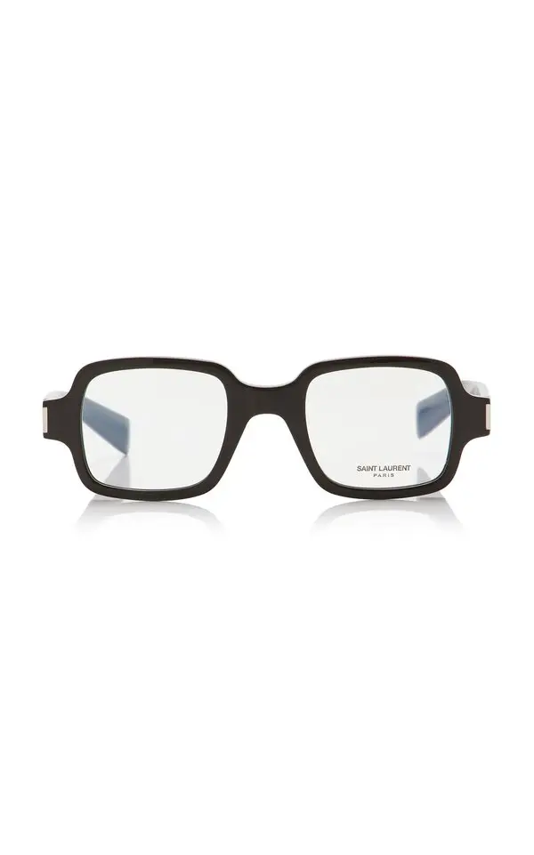 Saint Laurent Square-frame Acetate Eyeglasses - Brown
