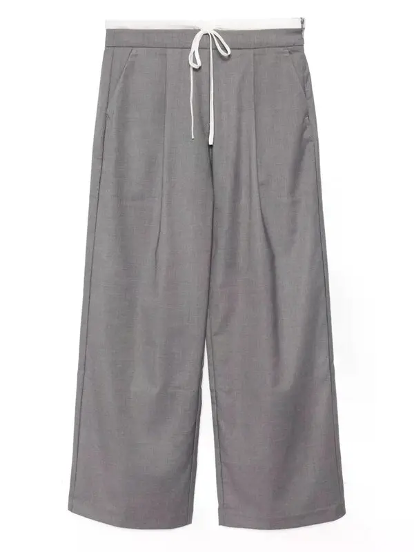 TOUT A COUP Drawstring Trousers - Grey
