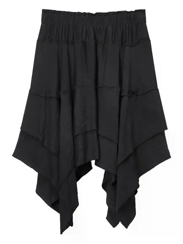 B+AB Asymmetric Layered Skirt
