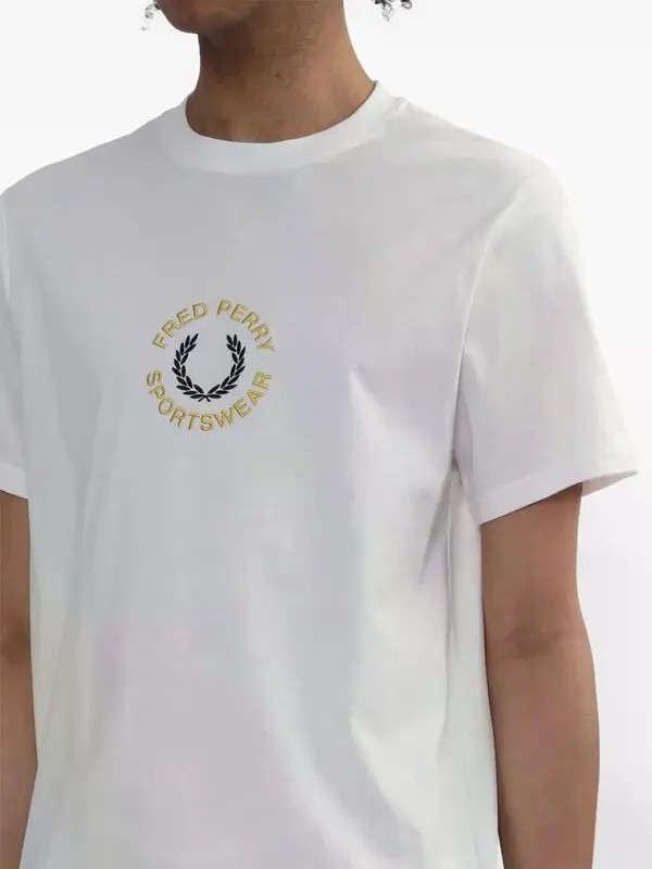 Fred Perry Cotton T-shirt - White