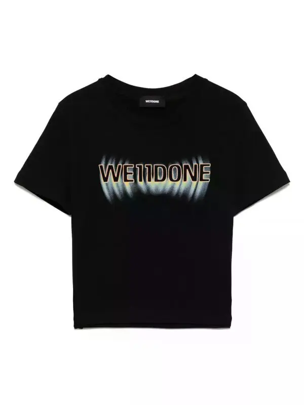 We11Done Logo Cropped T-shirt