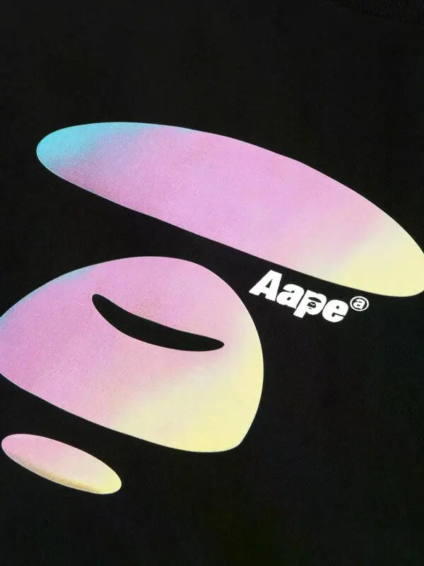AAPE BY *A BATHING APE Cotton T-shirt - Black