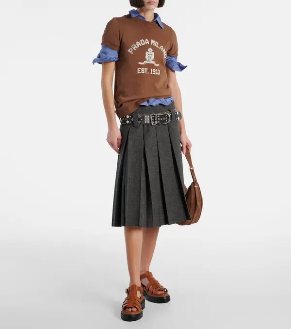 Prada Fisherman Leather Sandals