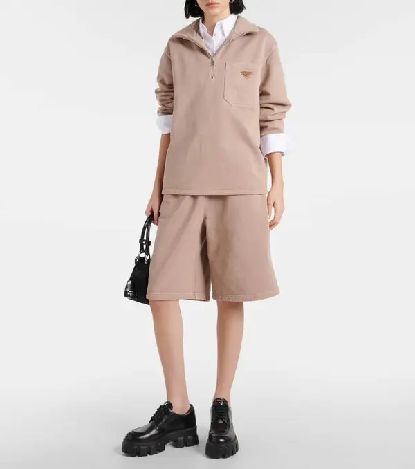 Prada Cotton Bermuda Shorts