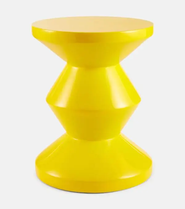 POLSPOTTEN Zig Zag Stool - Yellow