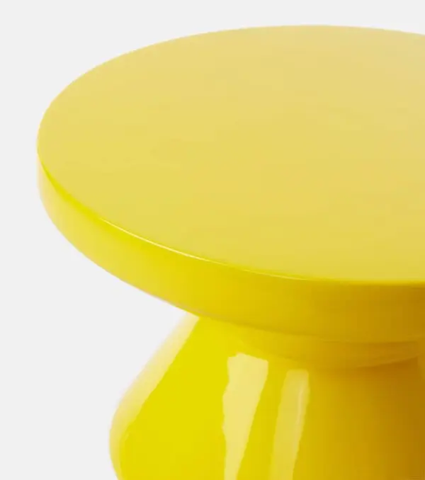 POLSPOTTEN Zig Zag Stool - Yellow