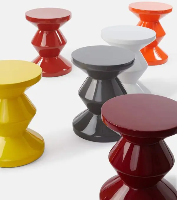POLSPOTTEN Zig Zag Stool - Yellow