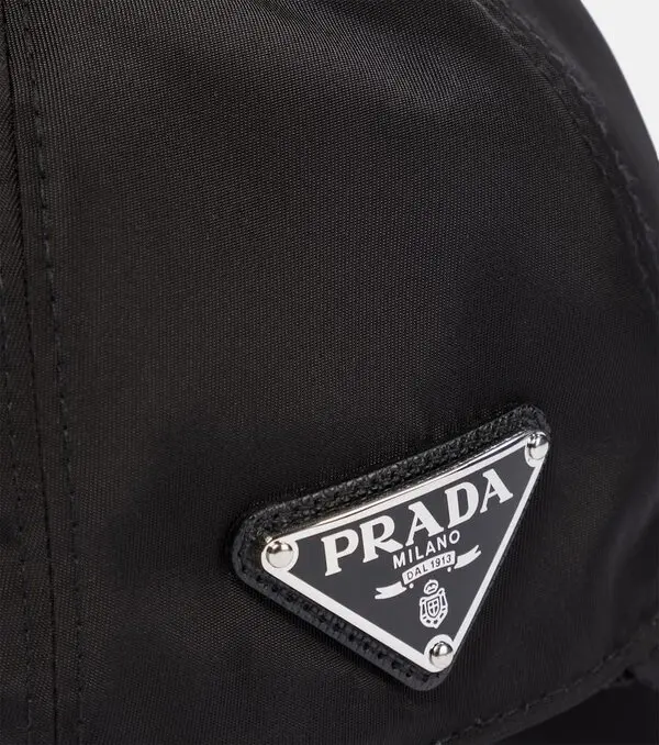 Prada Nylon Baseball Cap - Black