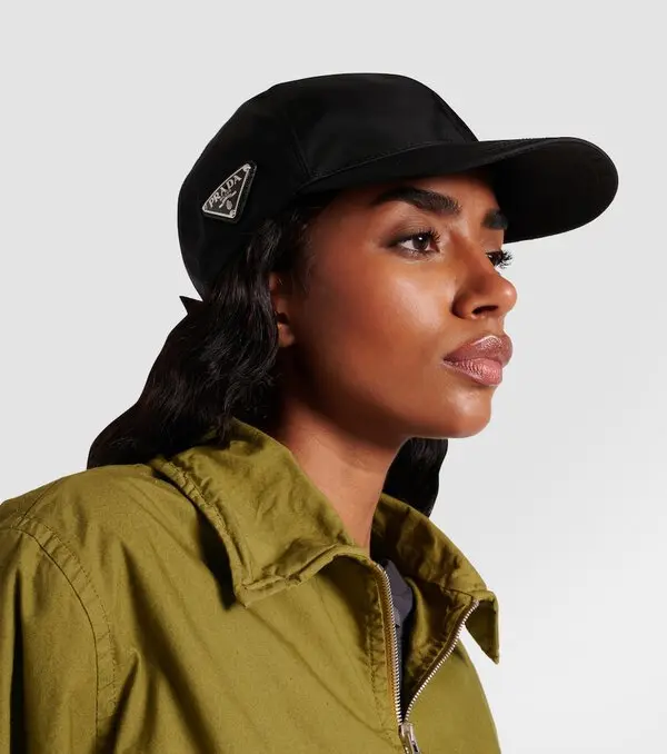 Prada Nylon Baseball Cap - Black
