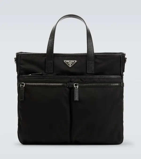 Prada Re-nylon Tote Bag - Black