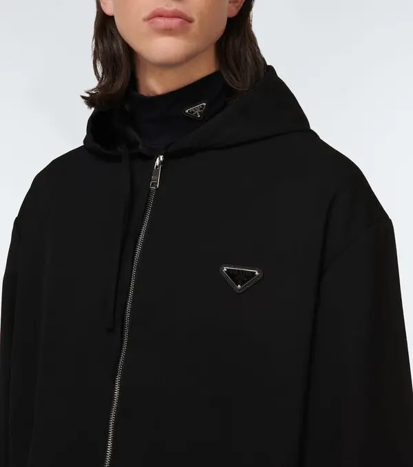 Prada Hooded Virgin Wool Jacket