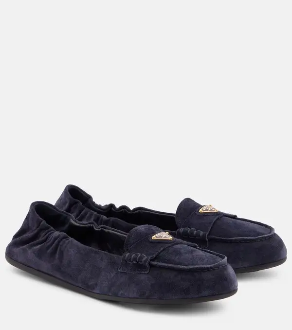 Prada Suede Loafers