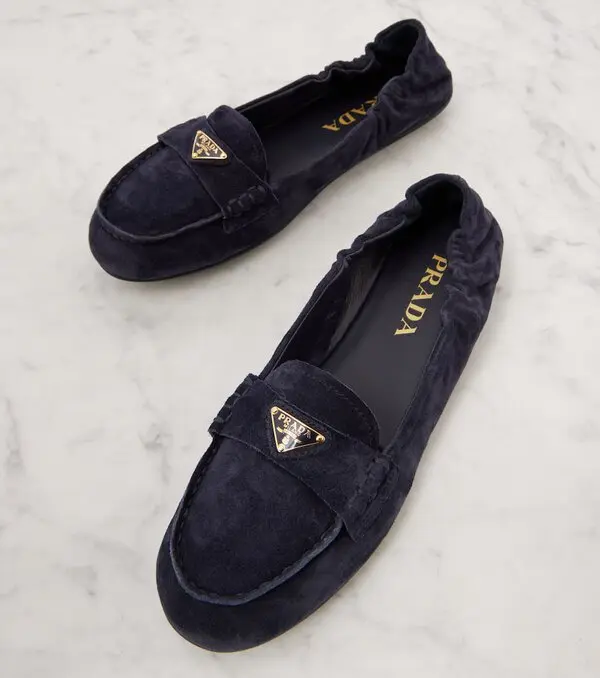 Prada Suede Loafers
