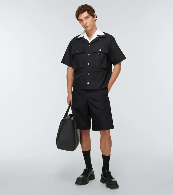 Prada Re-nylon Bermuda Shorts - Black
