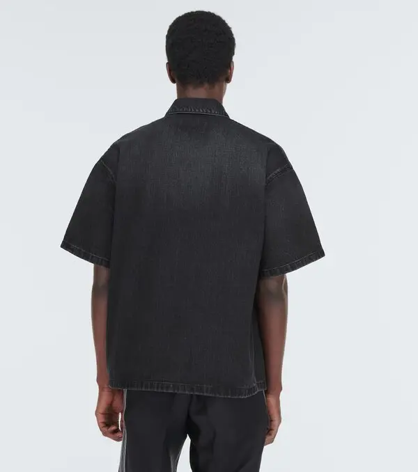Prada Logo Denim Shirt