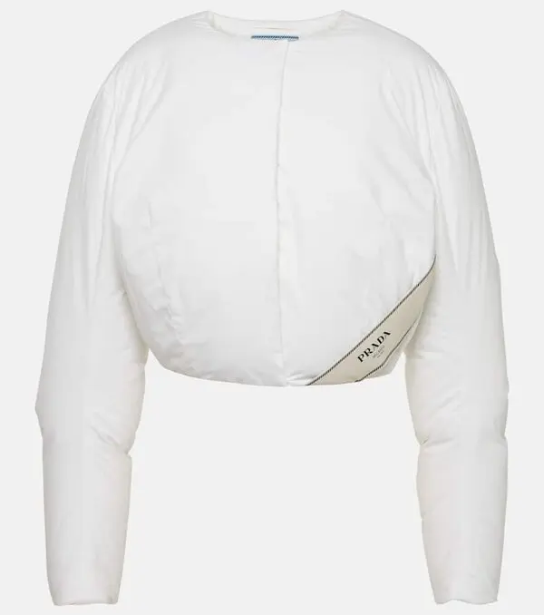 Prada Cropped Down Jacket
