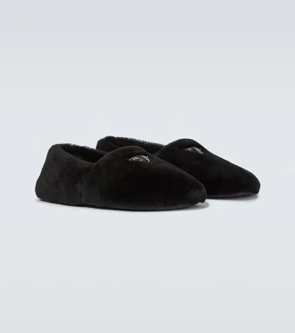 Prada Shearling Slippers