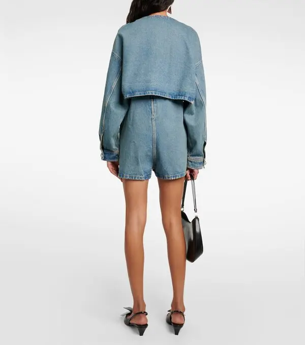 Prada Cropped Denim Jacket