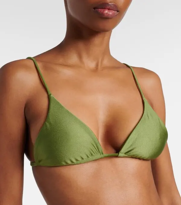 Jade Swim Via Bikini Top - Green