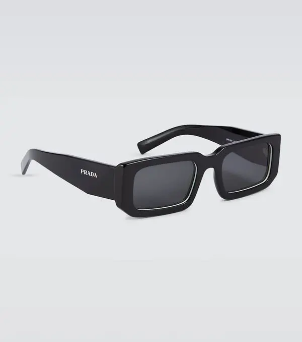 Prada Symbole Rectangular Sunglasses