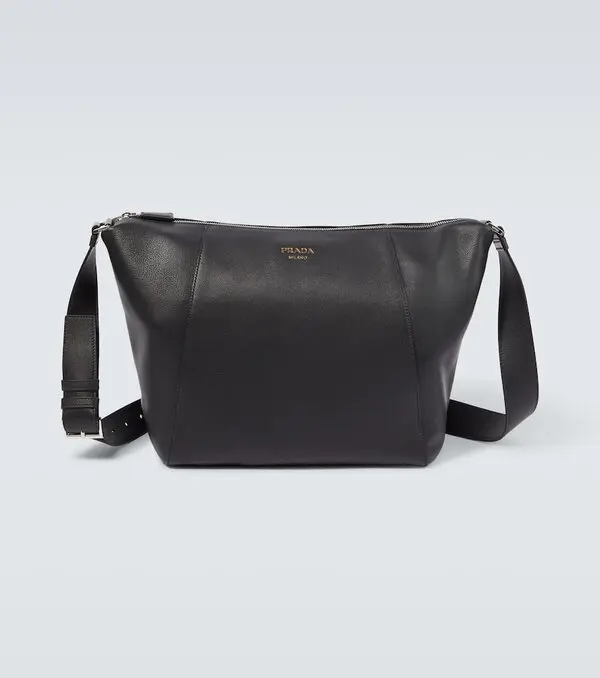 Prada Leather Shoulder Bag - Black