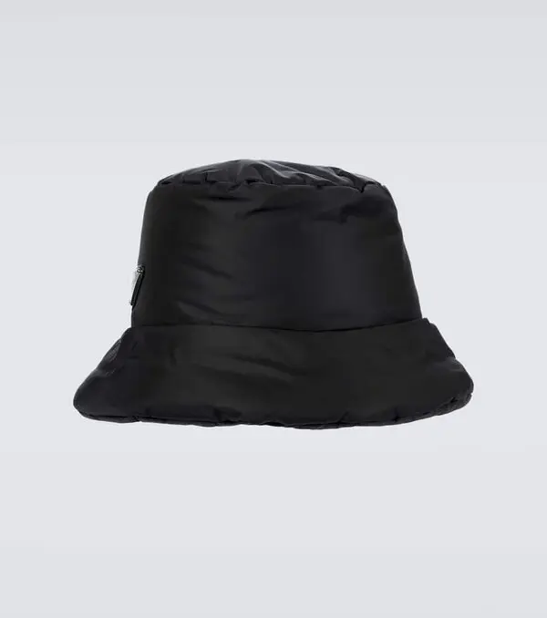 Prada Padded Re-nylon Bucket Hat - Black