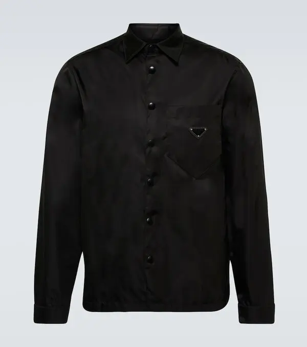 Prada Re-nylon Shirt Jacket - Black