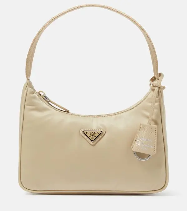 Prada Re-edition 2000 Re-nylon Mini Shoulder Bag - Beige