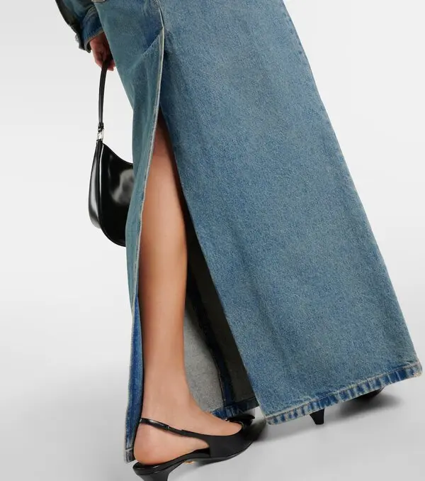 Prada Denim Maxi Skirt