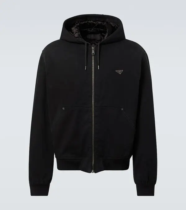 Prada Cotton Hooded Jacket