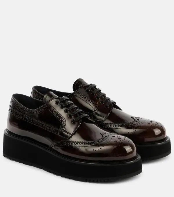 Prada Leather Brogues