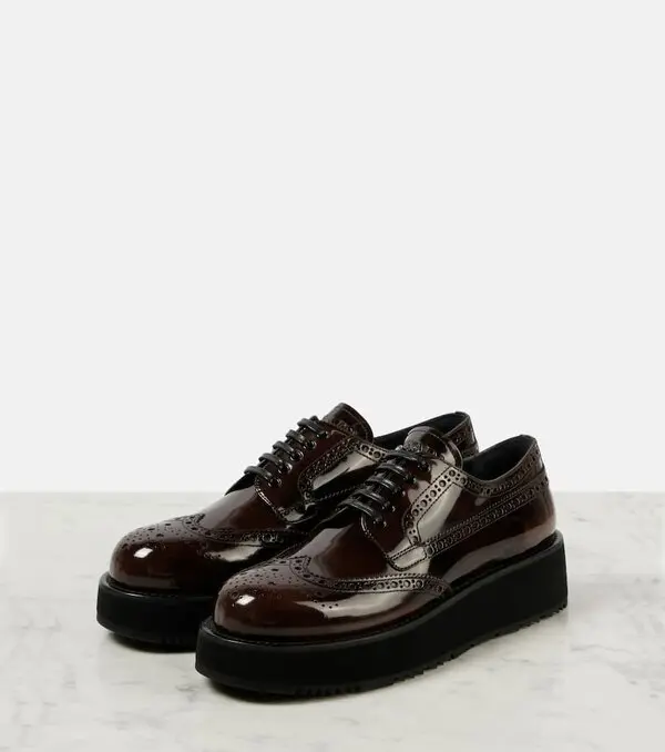Prada Leather Brogues