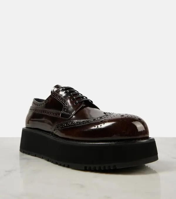 Prada Leather Brogues